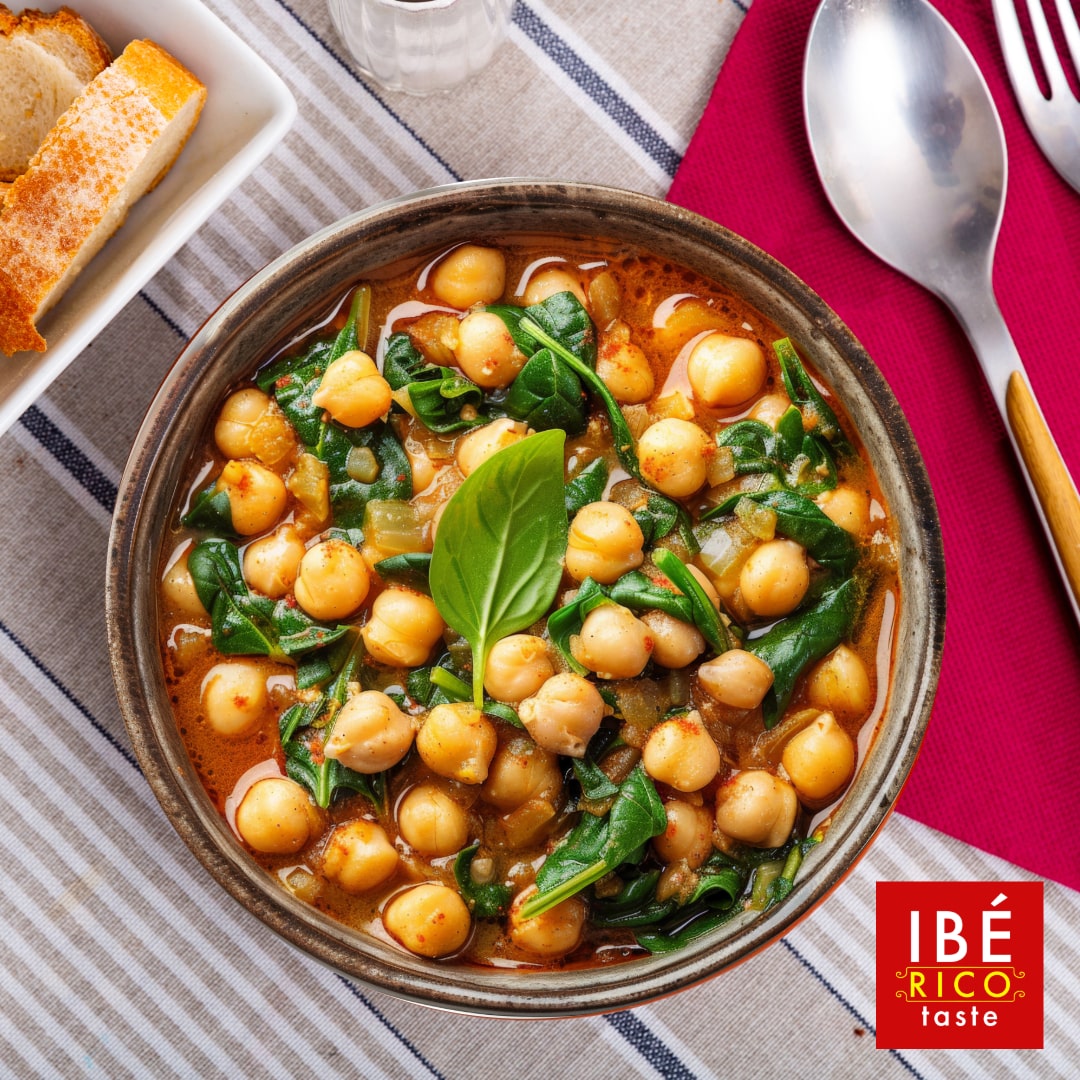 Chickpeas and Spinach Stew Recipe | Ibérico Taste Blog